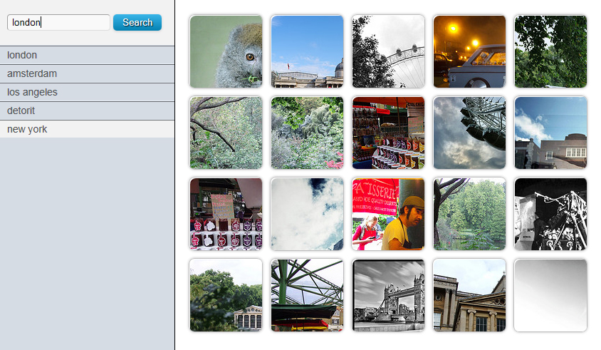 Search For Photos Using Jquery Flickr Api And Fancybox Part 1 Ionut Carst